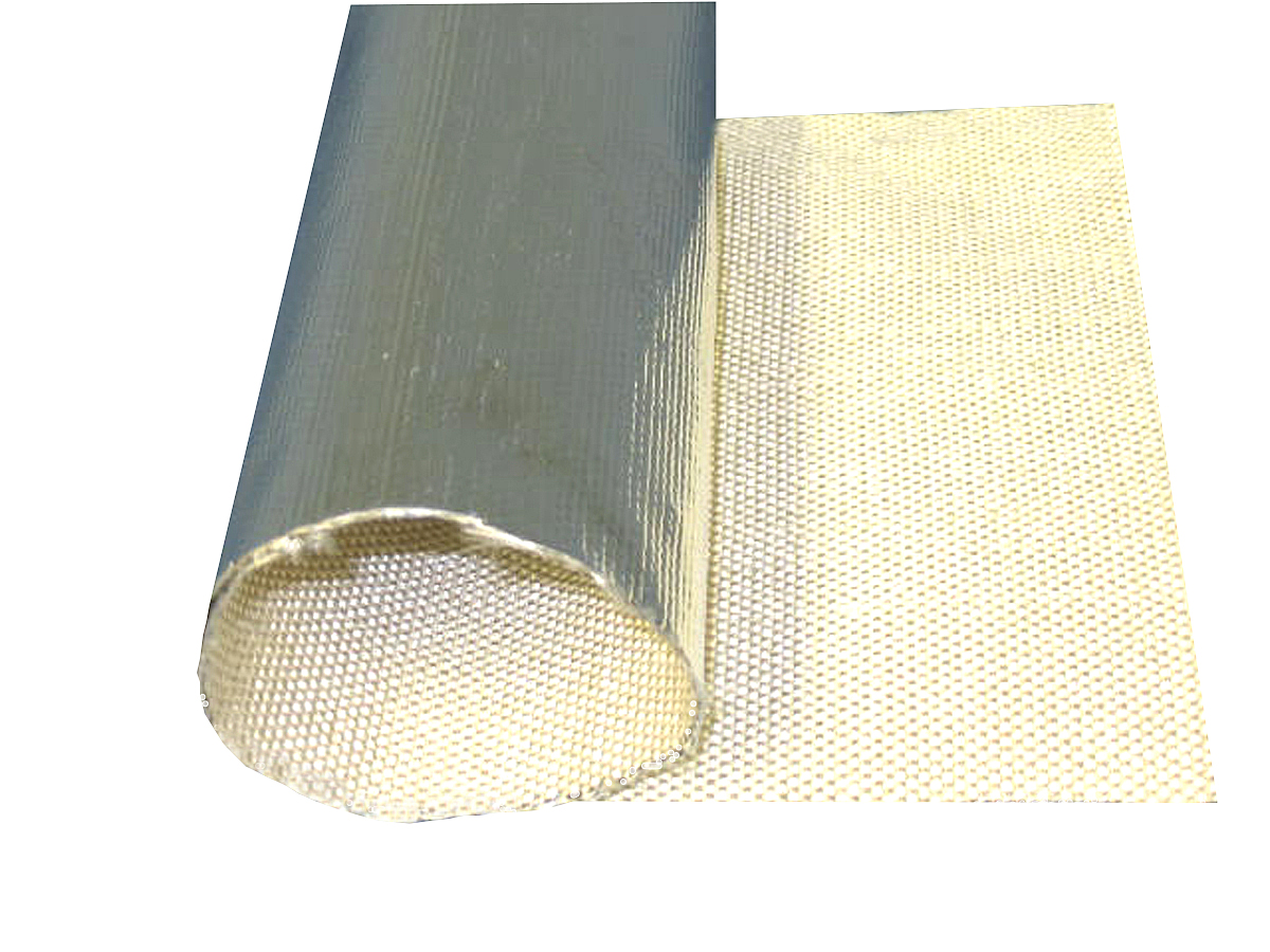 Aluminized Fiberglass Cloth - Made in the USA by Gaskets, Inc.